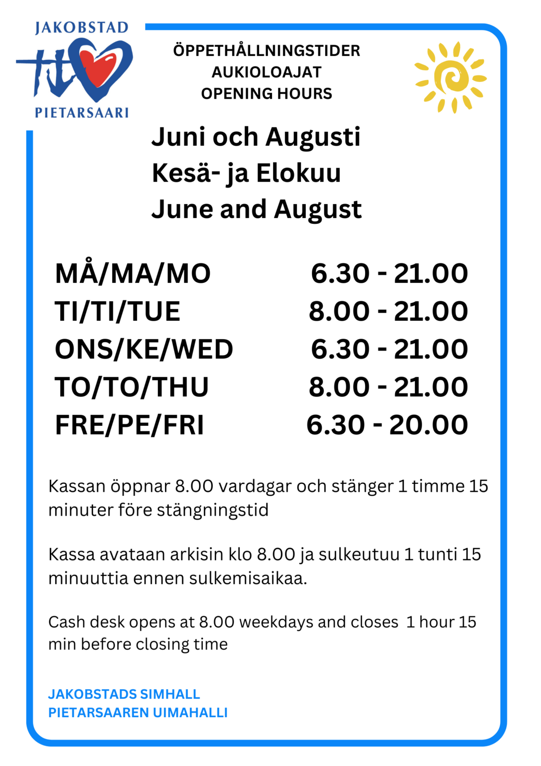 Uimahalli - Pietarsaari